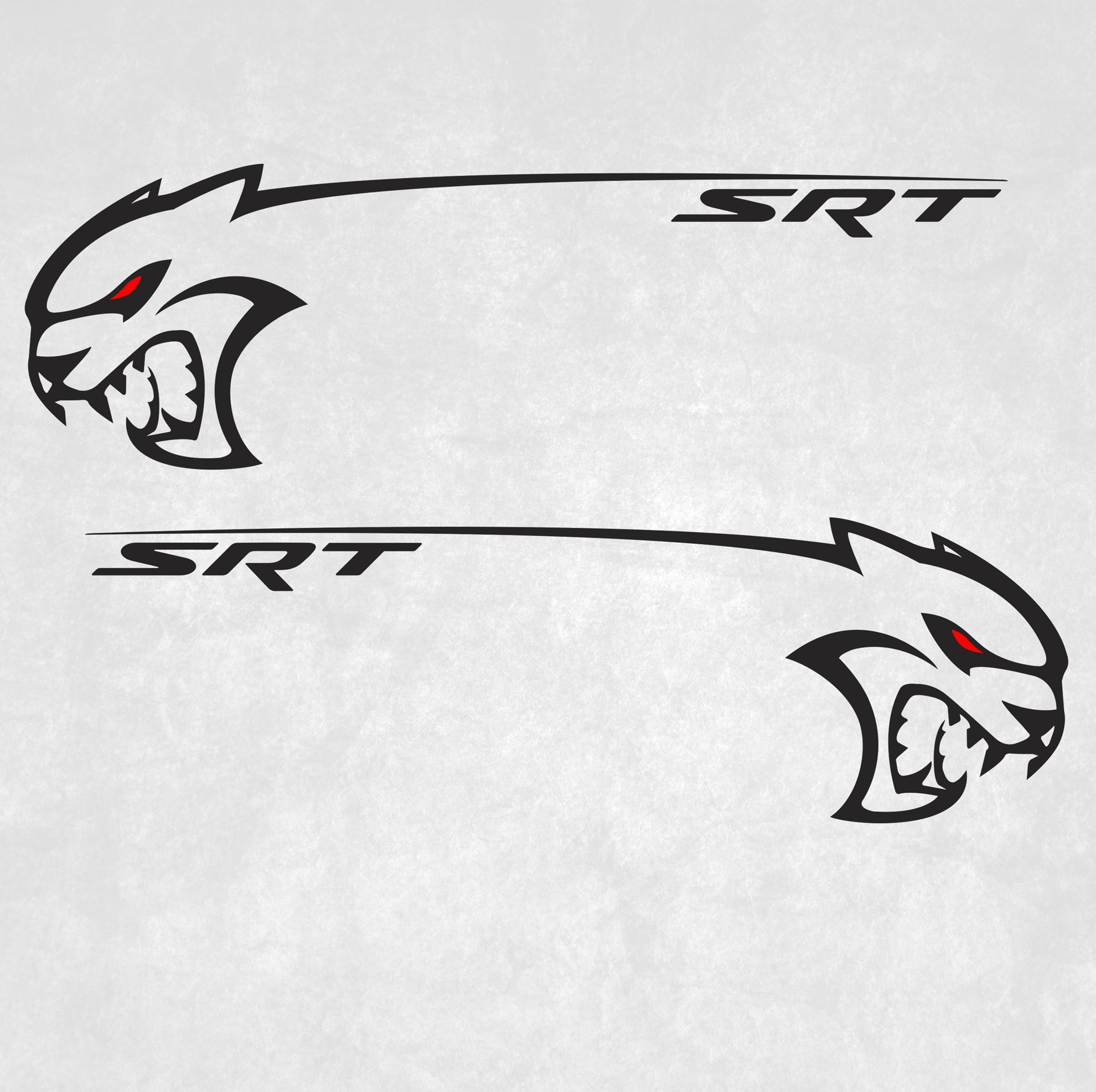 Zen Graphics - Dodge Challenger Hellcat side Decals / Stickers