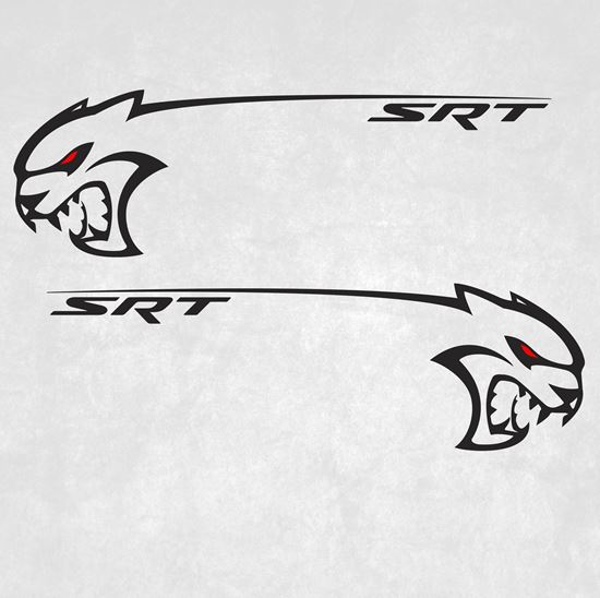 Zen Graphics - Dodge Challenger Hellcat side Decals / Stickers