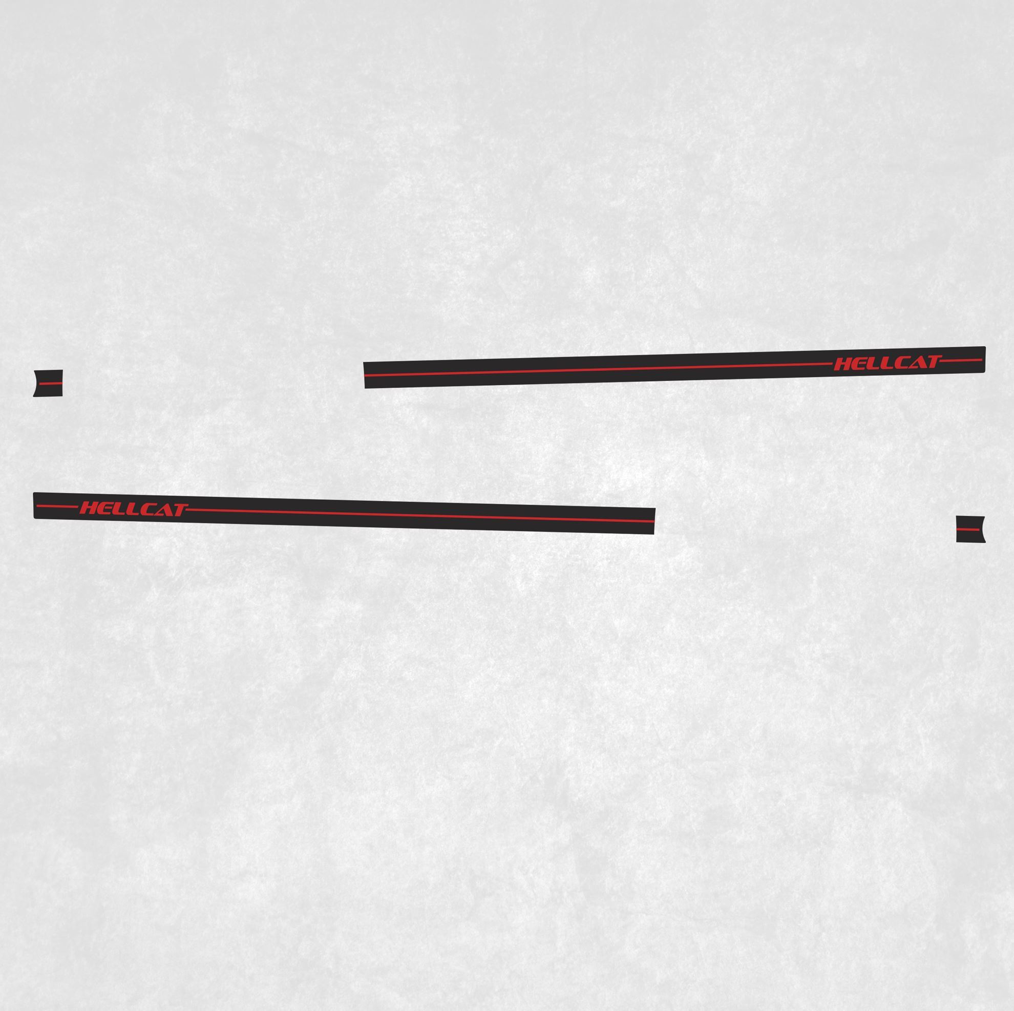 Zen Graphics - Dodge Charger Hellcat side Stripes / Stickers