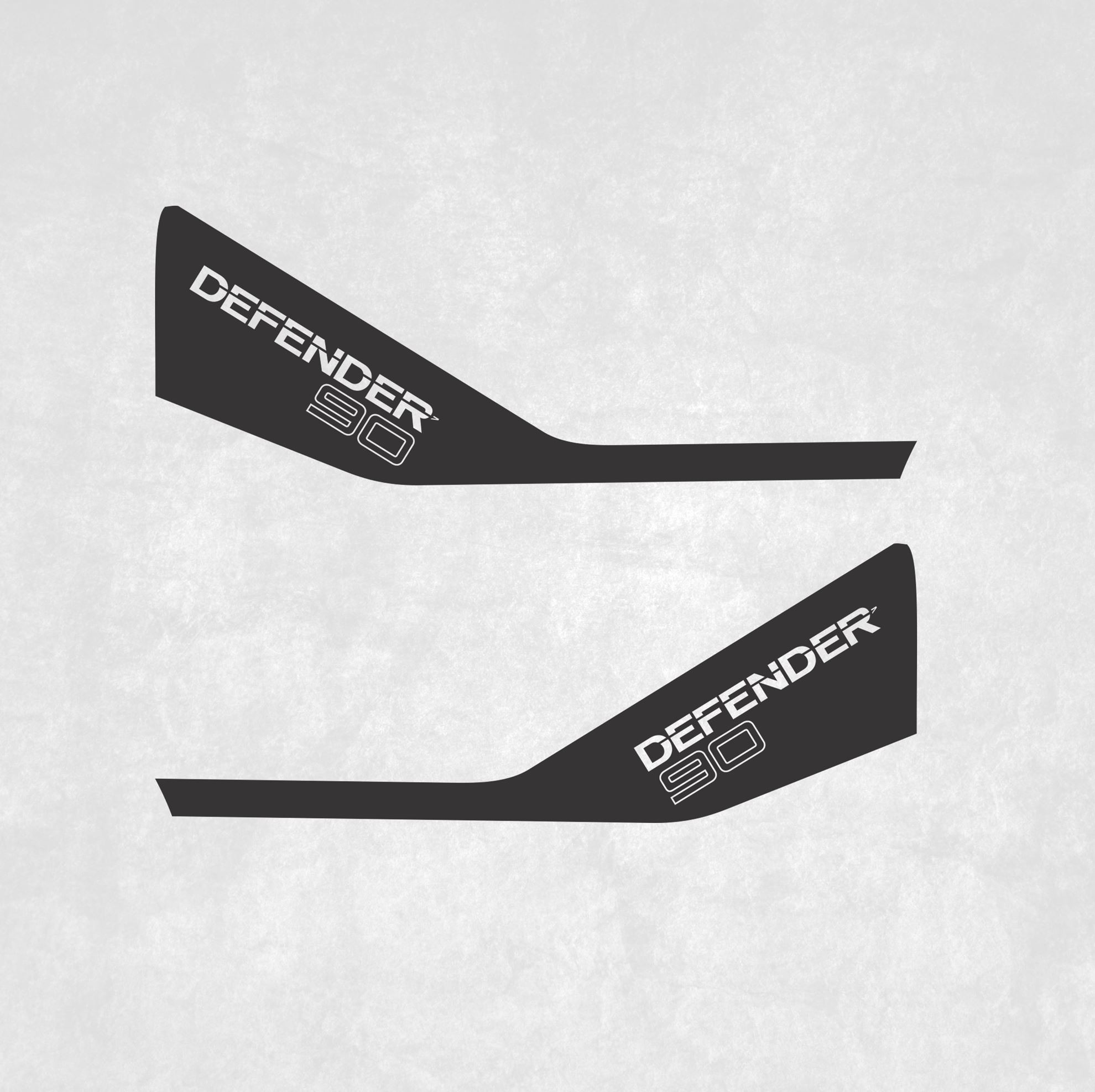 Zen Graphics - Defender 90 (new shape) side Graphics / Stickers