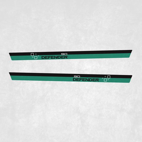 Zen Graphics - Defender 90 (new shape) side Stripes / Stickers