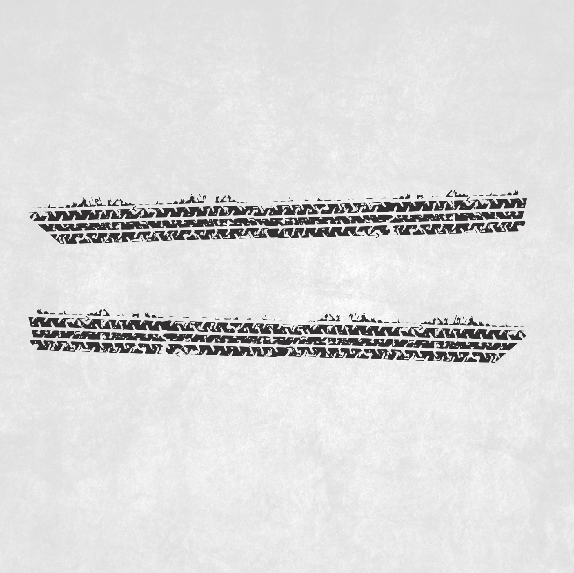 Zen Graphics - Defender 90 (new shape) side Mud Track Graphics / Stickers