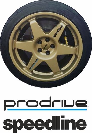 Zen Graphics - Speedline / Prodrive Wheel Decals / Stickers