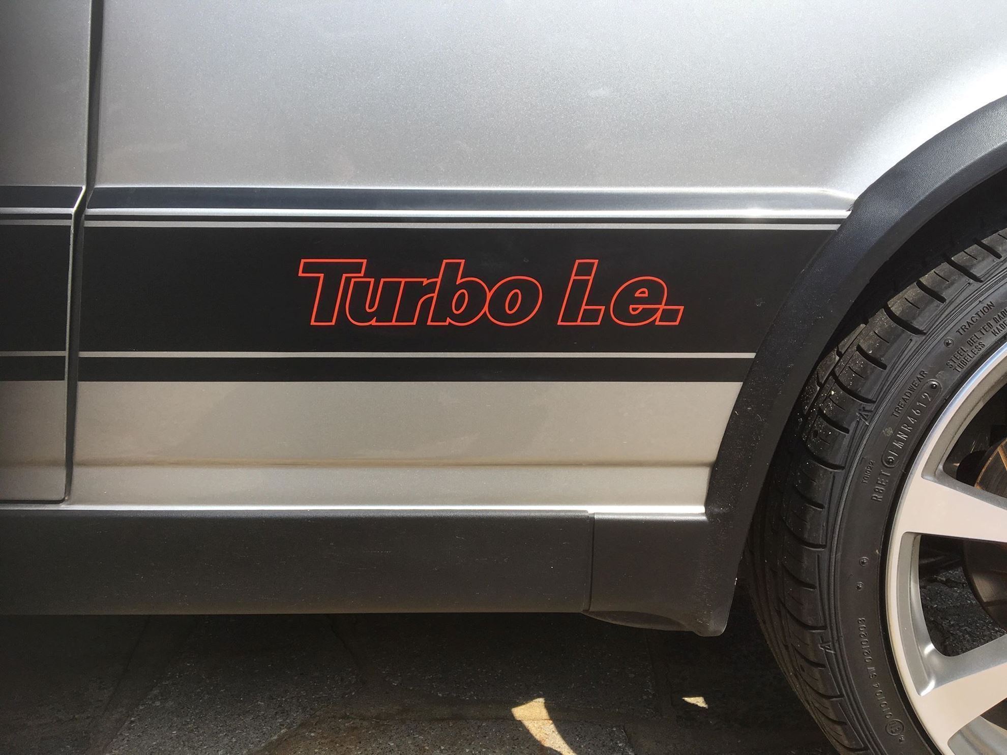 Zen Graphics - Fiat Uno Turbo i.e. Phase 2 replacement side stripes ...