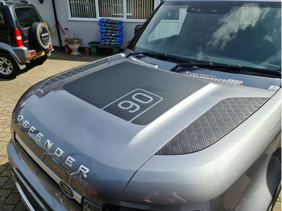 Zen Graphics - 2020 Defender 90 Bonnet Decal EXACT FACTORY FIT