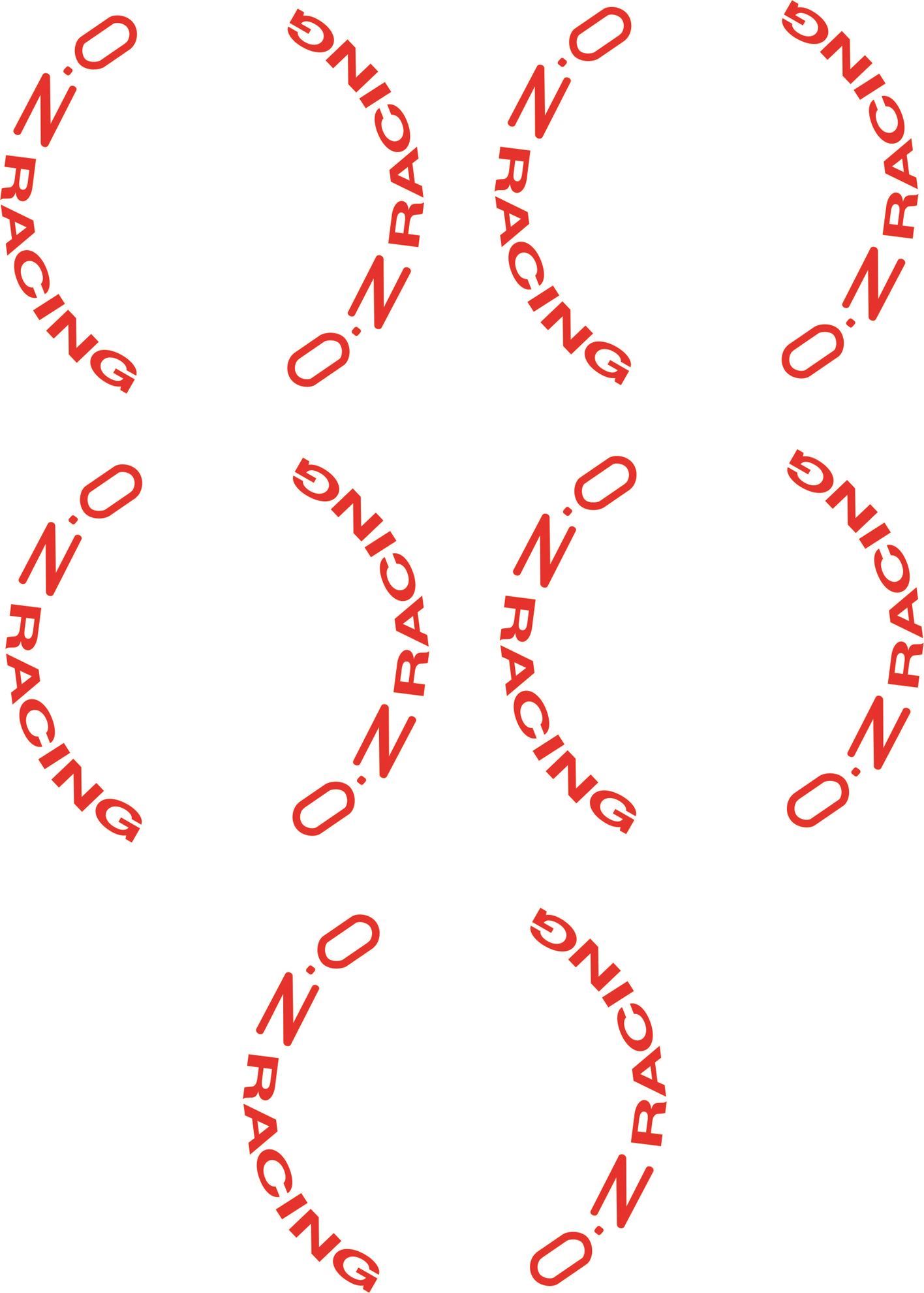 Zen Graphics - OZ Racing Rally Alloy Wheel replacement Decals / Stickers