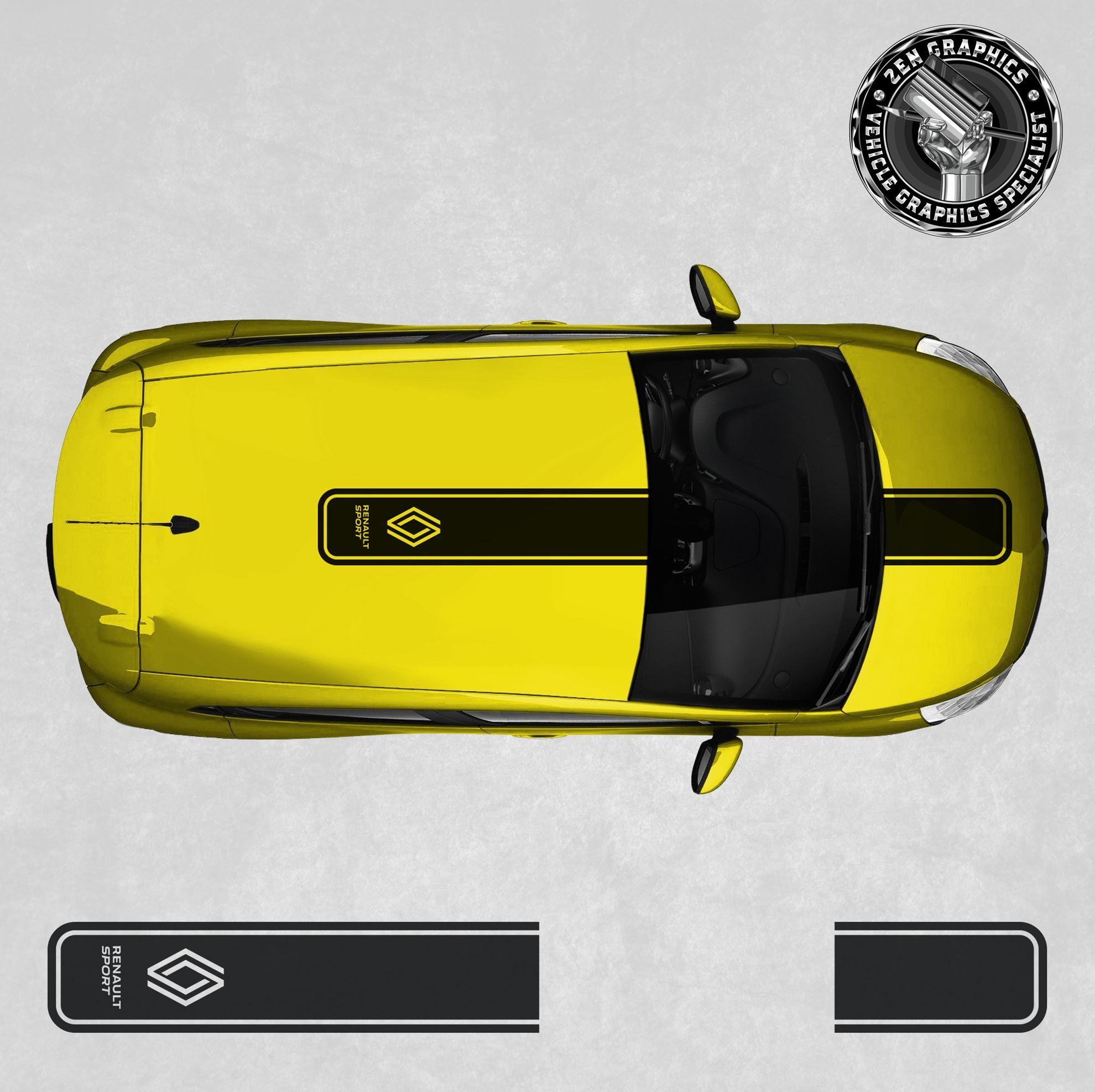 Zen Graphics - Clio MK4 Renault Sport over the top Decals / Stickers