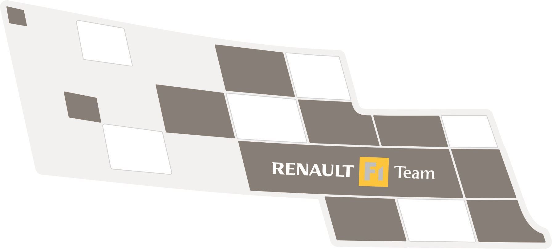 Zen Graphics - Megane R26 230 F1 Team replacement rear Bumper Decal ...