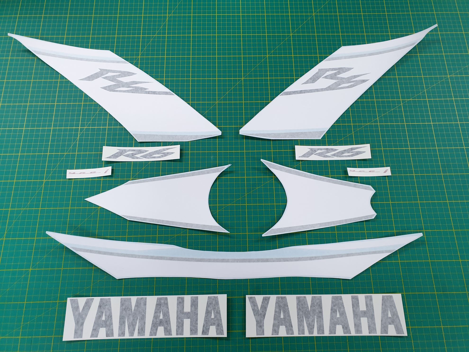 Zen Graphics - Yamaha YZF R6 2008 replacement Decals /Stickers