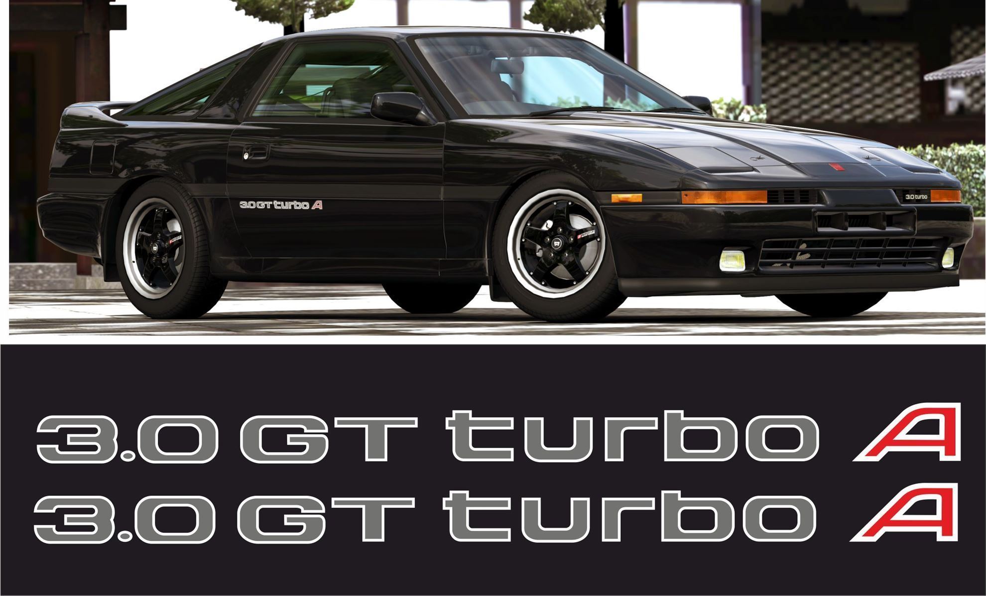 Zen Graphics - MK3 3.0 GT Turbo A replacement side Decals / Stickers