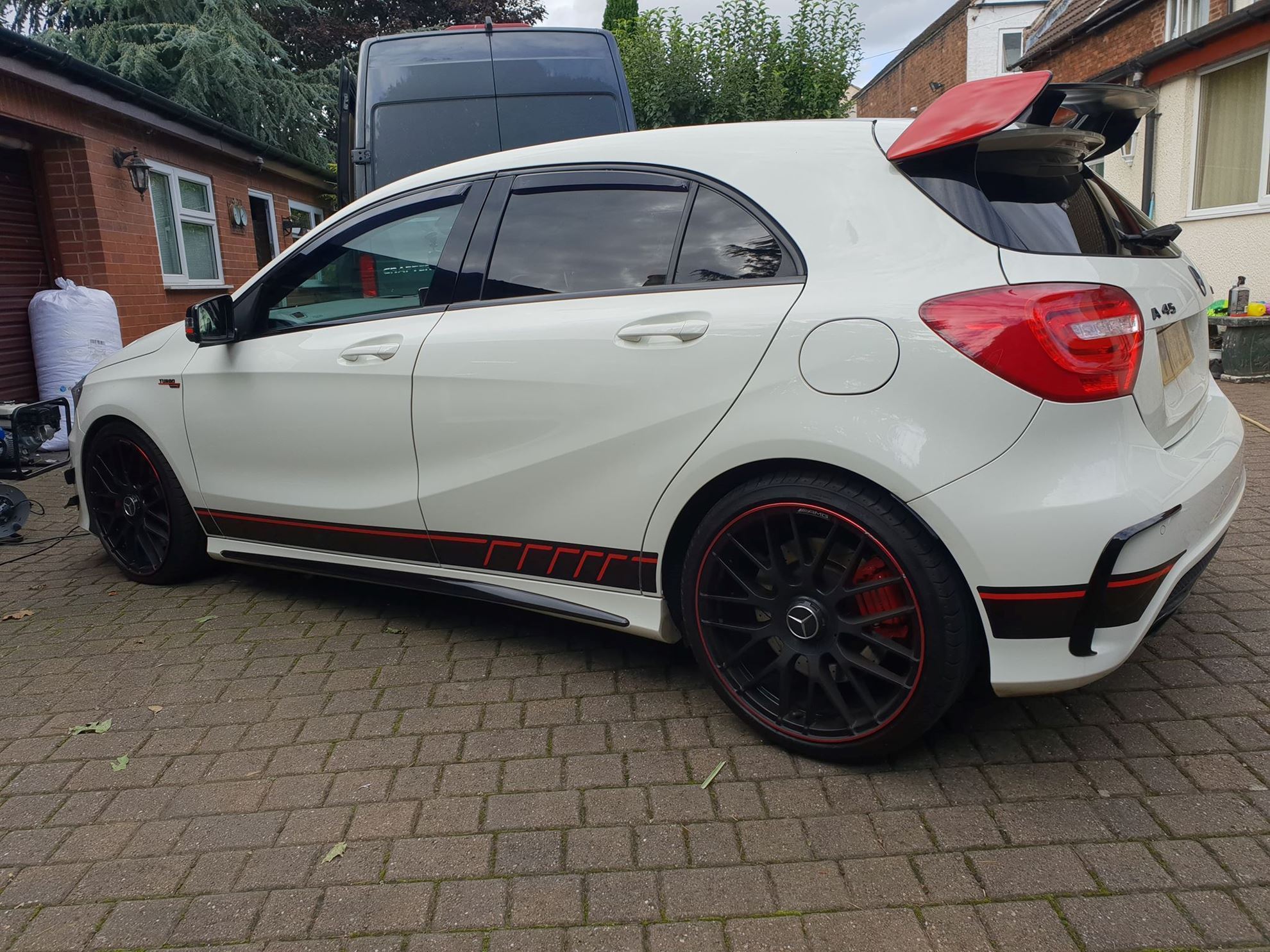 Zen Graphics - Mercedes A45 Edition 1 two colour side Stripes / Stickers