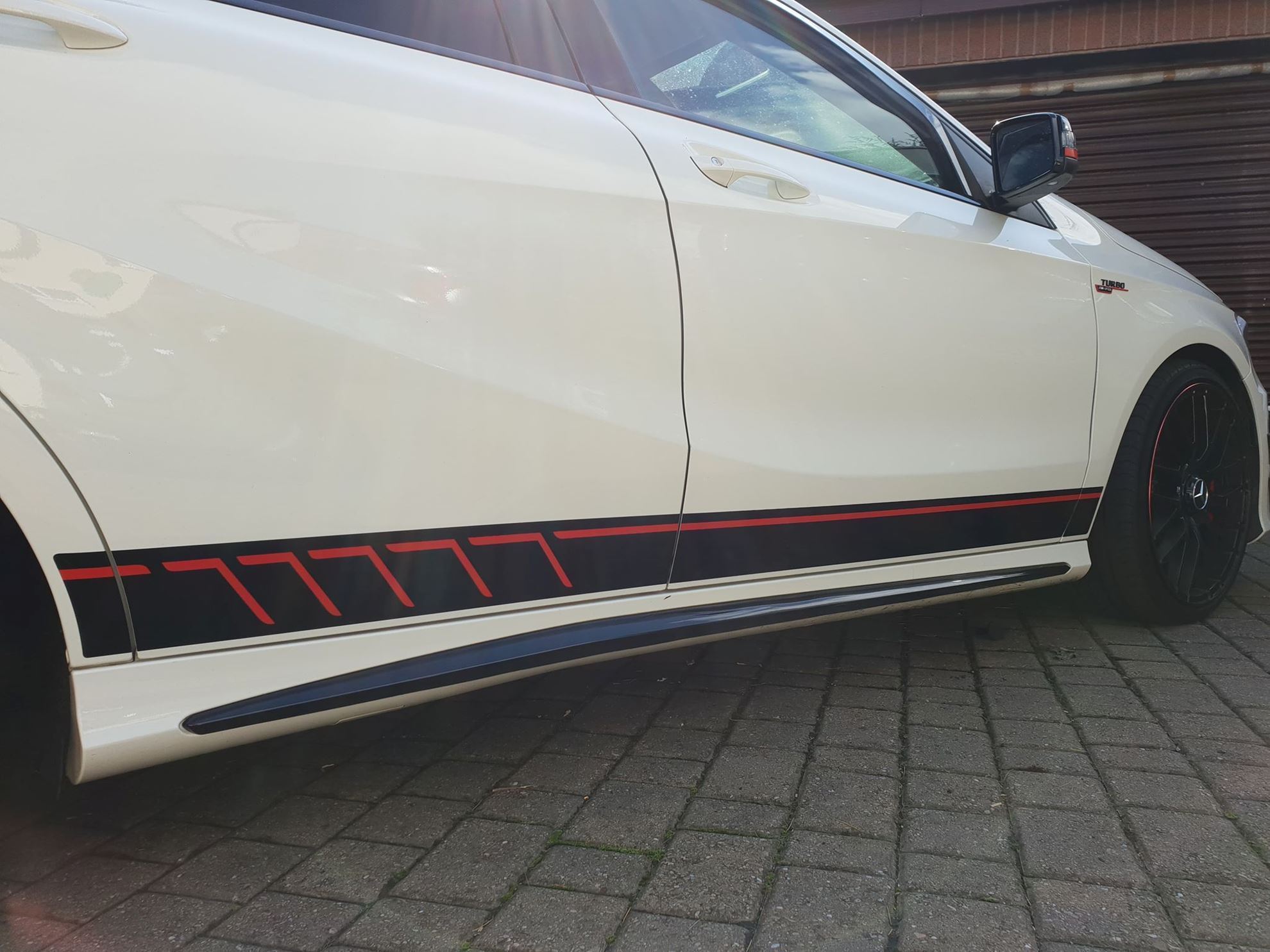 Zen Graphics - Mercedes A45 Edition 1 two colour side Stripes / Stickers