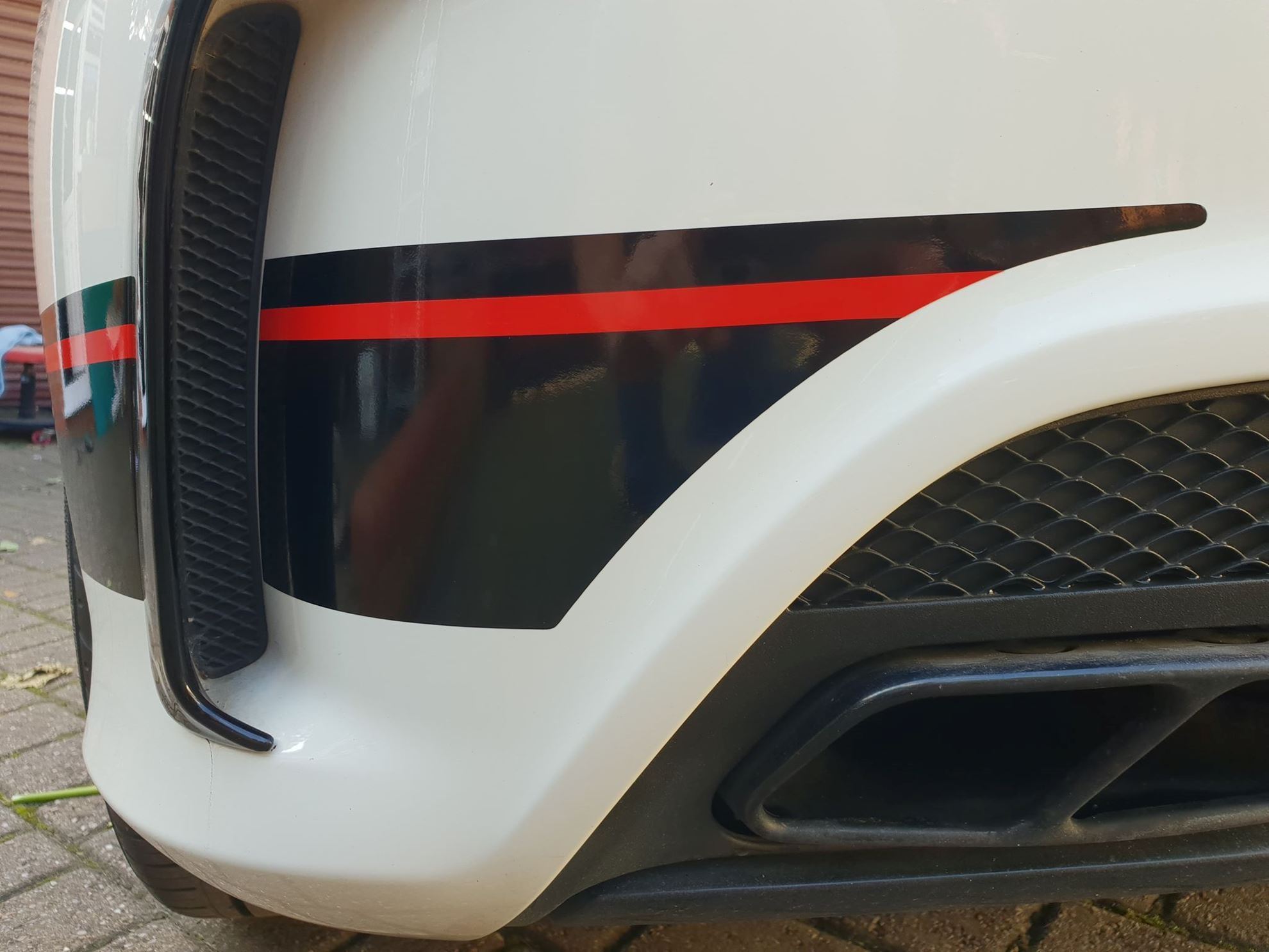 Zen Graphics - Mercedes A45 Edition 1 two colour side Stripes / Stickers