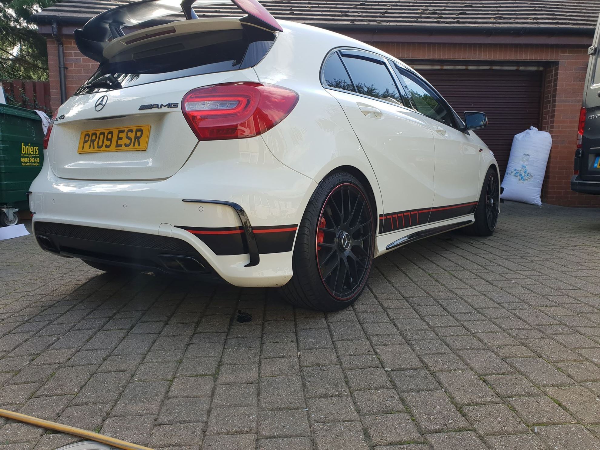 Zen Graphics - Mercedes A45 Edition 1 two colour side Stripes / Stickers