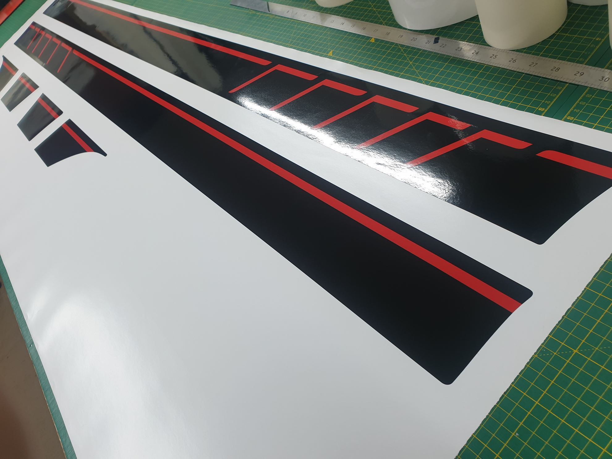 Zen Graphics - Mercedes A45 Edition 1 two colour side Stripes / Stickers