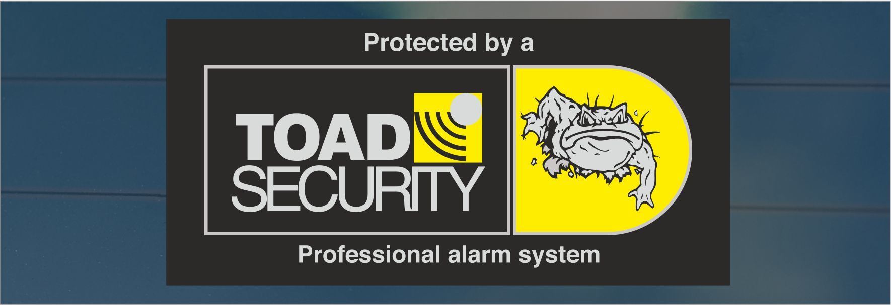 Zen Graphics - Toad Security Glass Decals / Stickers