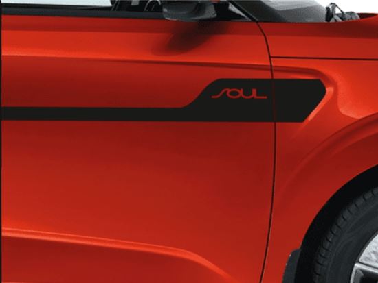 Zen Graphics - Kia Soul EV 2019 onwards side razor Stripes / Stickers ...