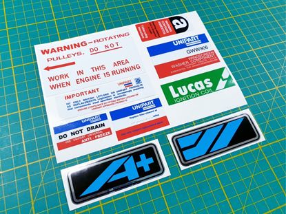 Zen Graphics - Mini Engine / Compartment Labels