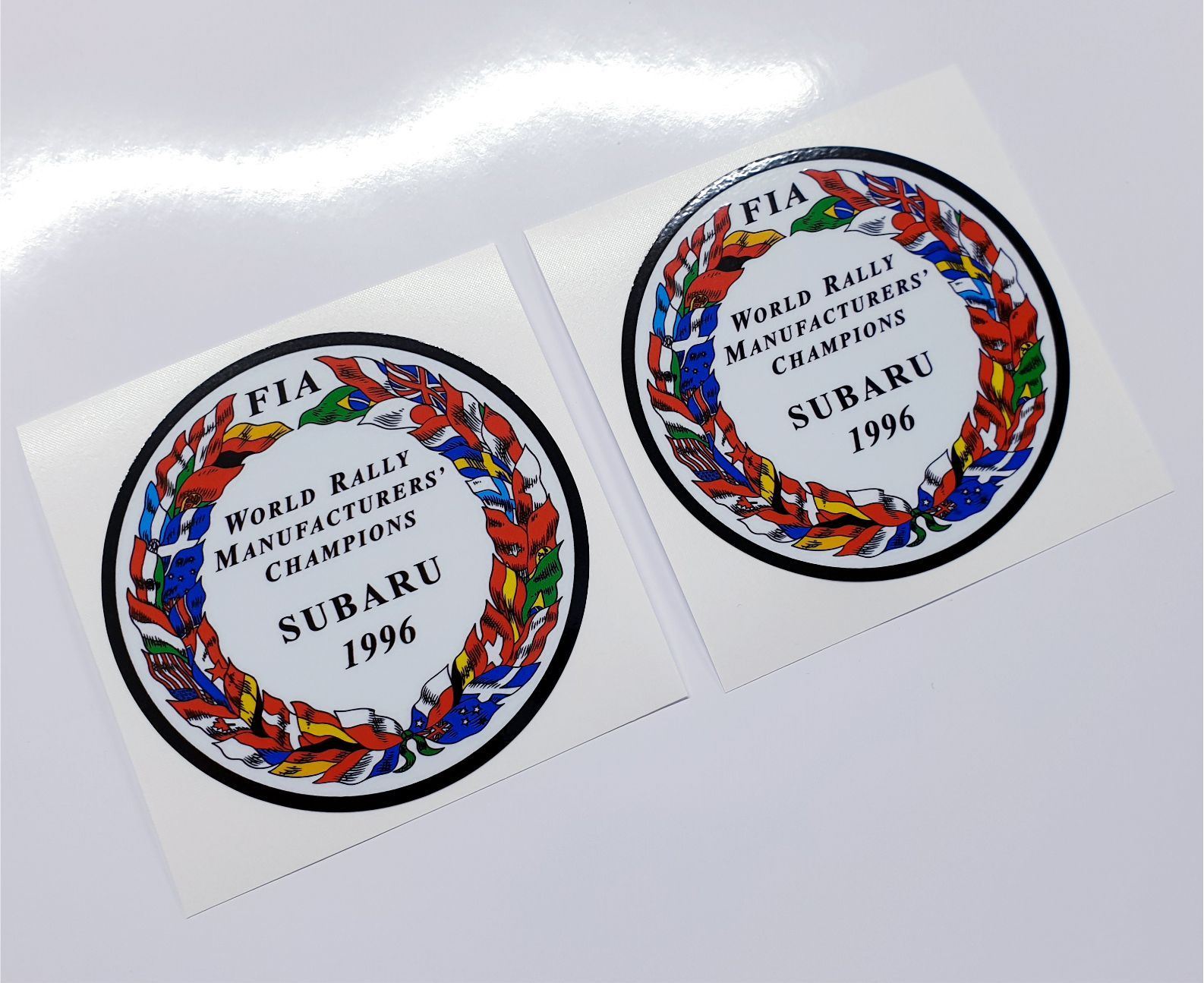 Zen Graphics - Subaru FIA Decals / Stickers 1995 - 1996 - 1997