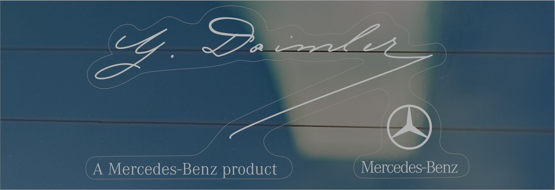 Zen Graphics - Mercedes G Daimler Signature Windshield replacement Sticker
