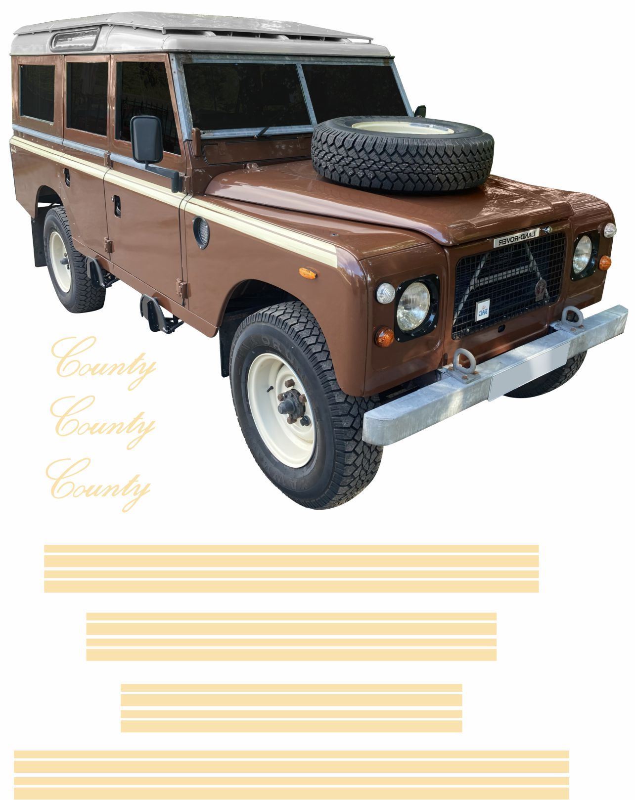 Zen Graphics - Series 3 109 County side Stripes & Decals