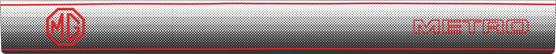 Zen Graphics - MG Metro replacement rear Decal / Sticker