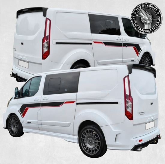 Zen Graphics - Ford Transit Custom MS-RT Stripes / Stickers