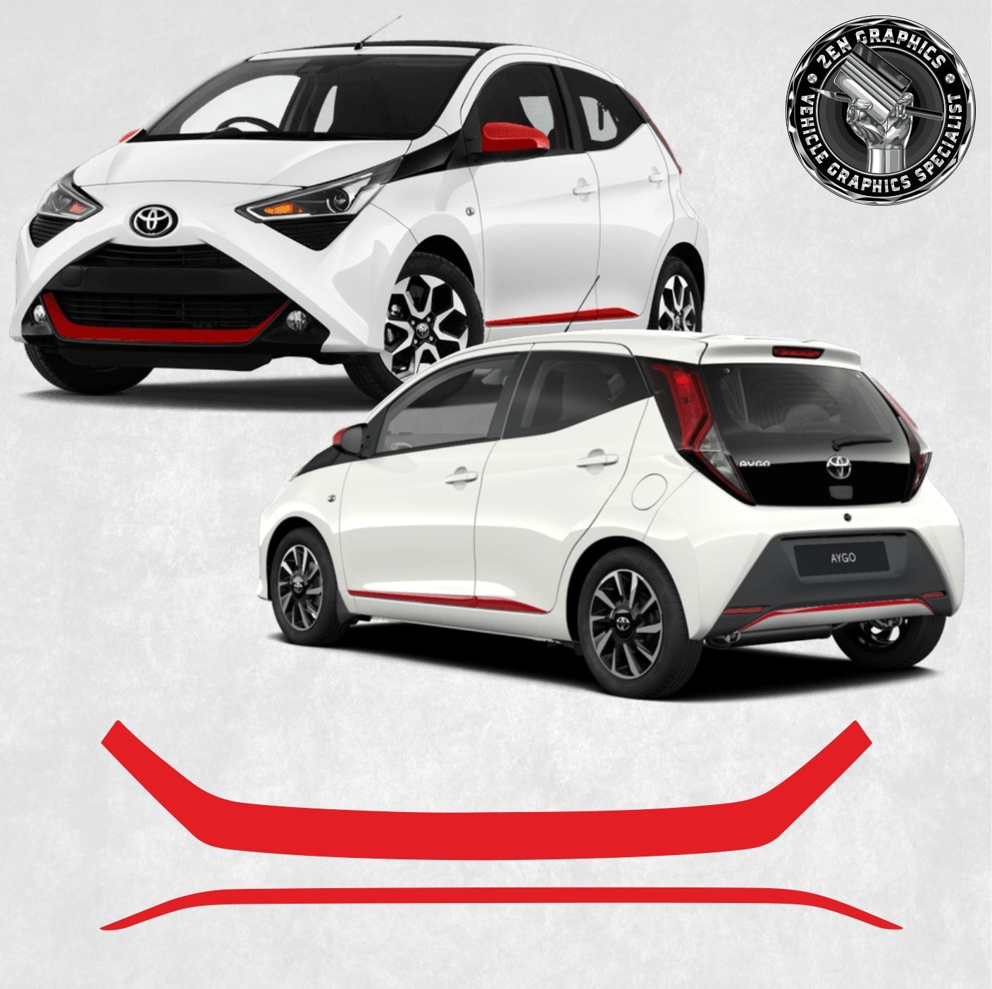Zen Graphics - Model KGB40 2018 - 2021 (Facelift) front and rear Bumper ...