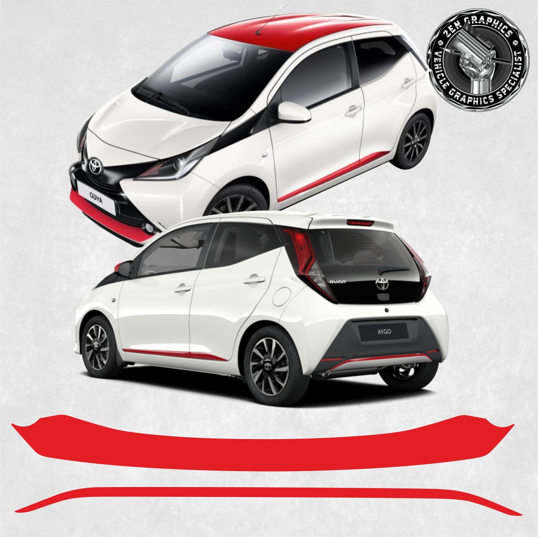 Zen Graphics - Model AB40 2014 - 2018 (Pre Facelift) front and rear ...