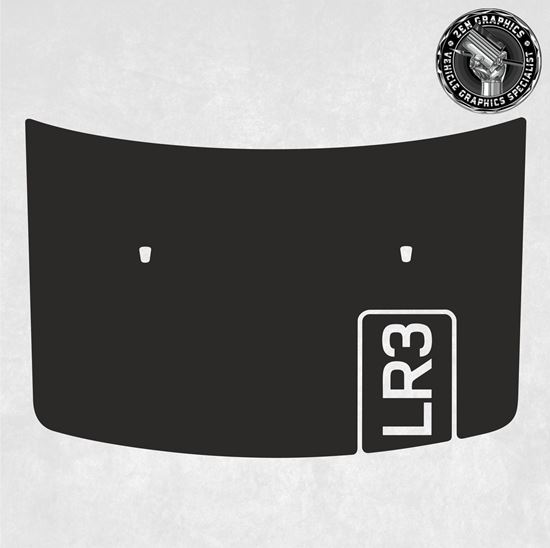 Zen Graphics - Discovery 3 LR3 Bonnet Decal / Vinyl - SHORT