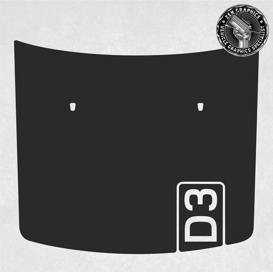 Zen Graphics - Discovery 3 LR3 Bonnet Decal / Vinyl - LONG