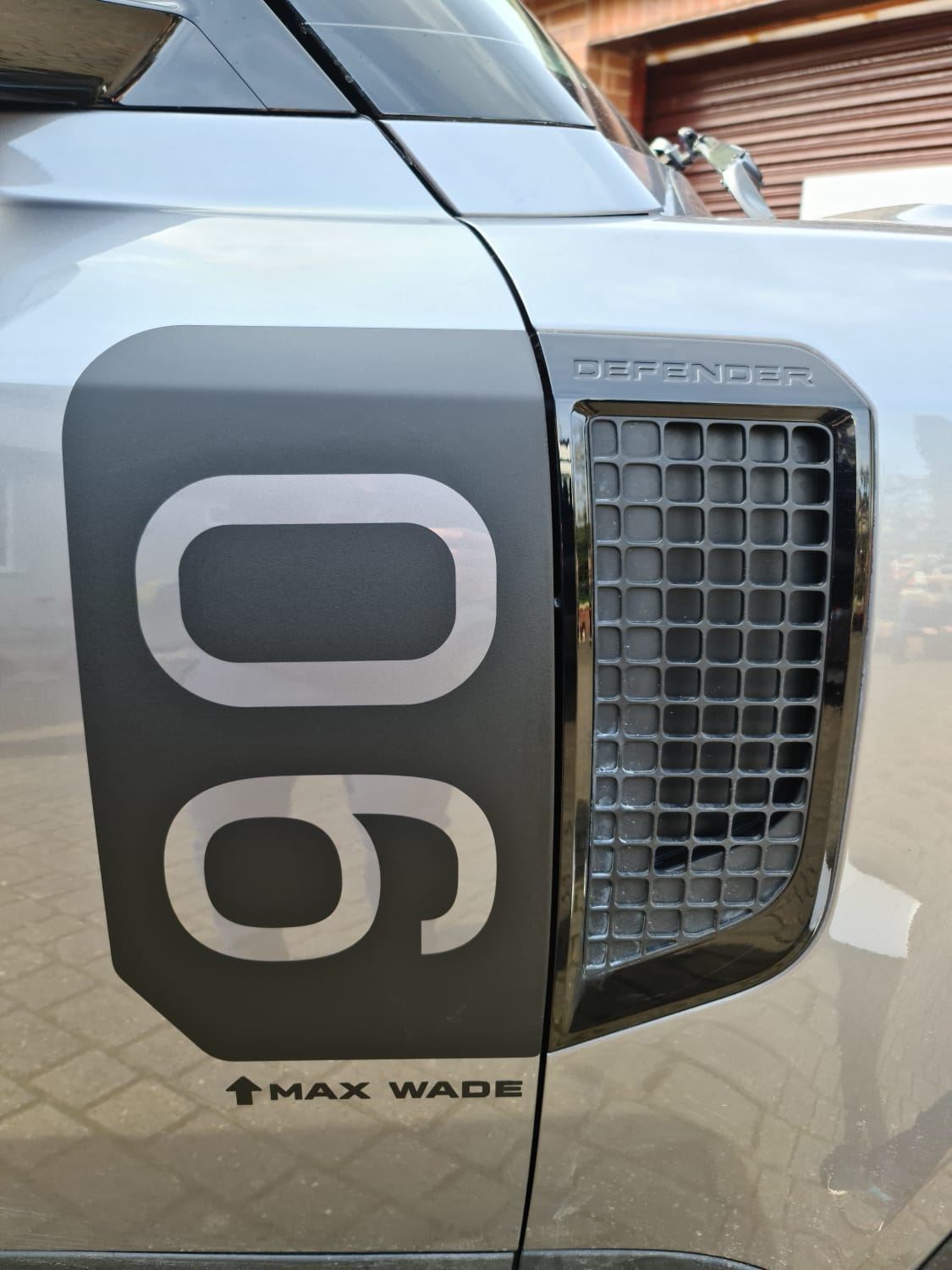Zen Graphics - 2020 Defender 90 side vent "Max Wade" Stickers / Decals