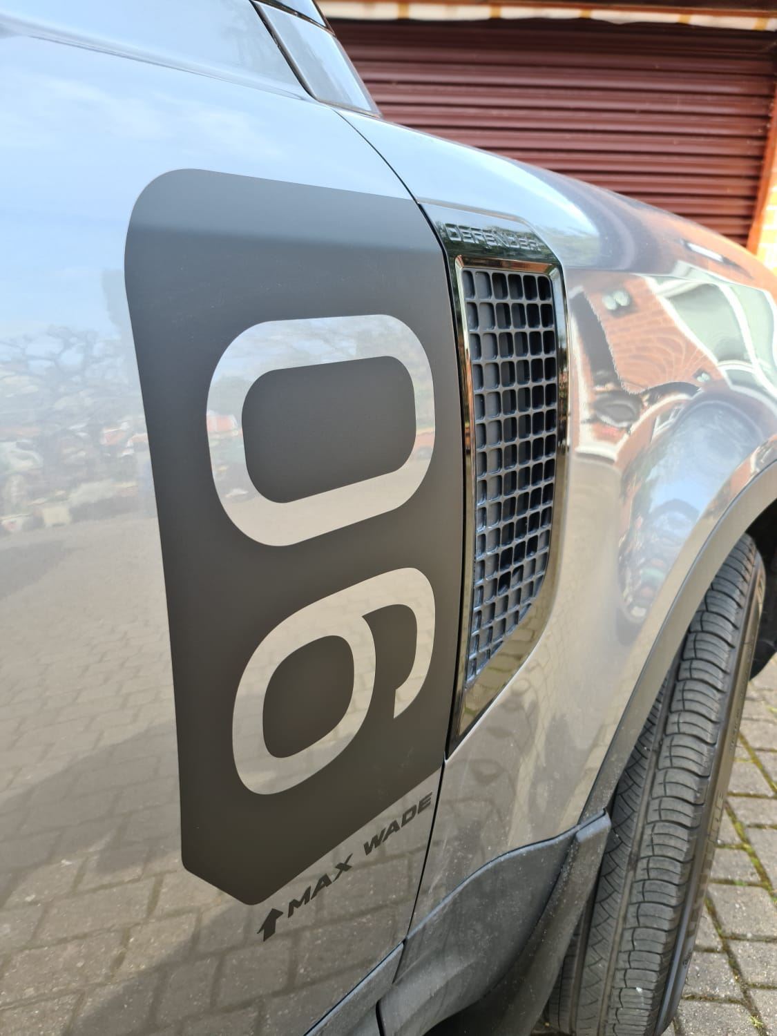 Zen Graphics - 2020 Defender 90 side vent "Max Wade" Stickers / Decals