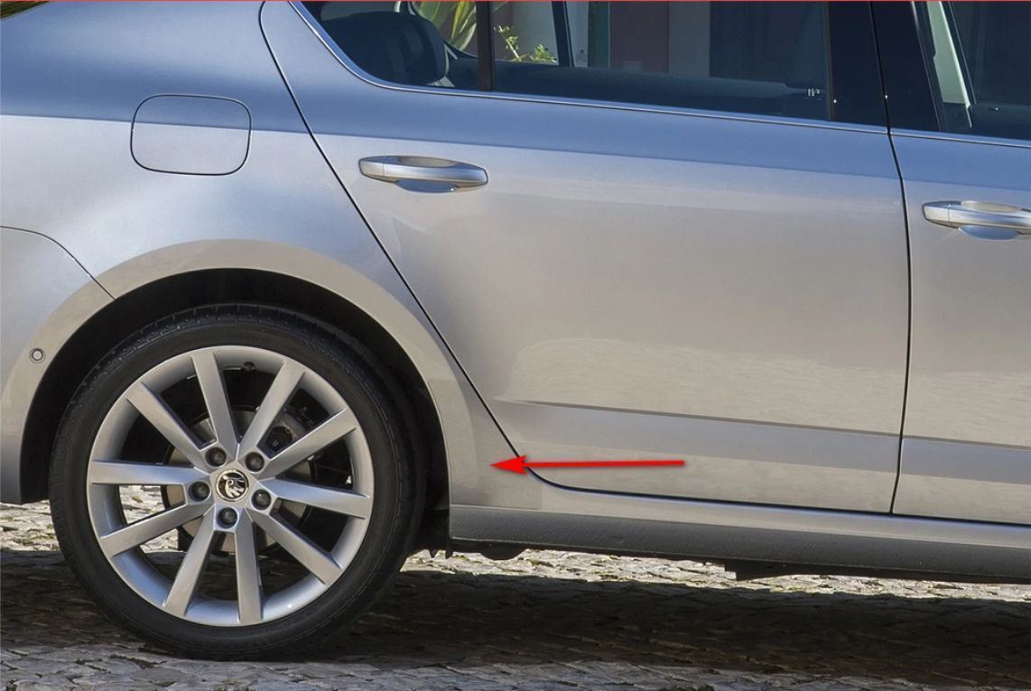 Zen Graphics - Skoda Octavia MK3 2013 - 2019 side rear quarter Stone ...