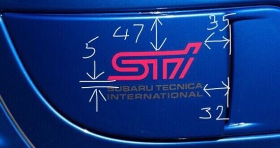 Zen Graphics - Rev E Impreza Blob eye fog cover Decals / stickers WHITE