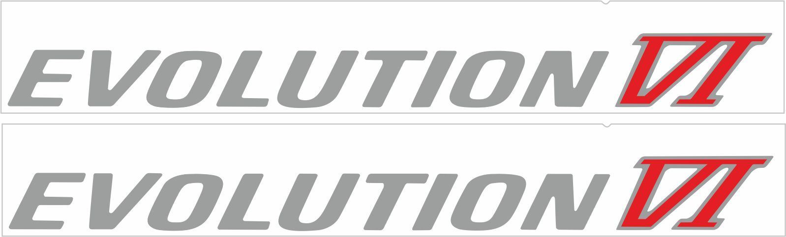 Zen Graphics - Mitsubishi Evolution 6 replacement side Decals / Stickers