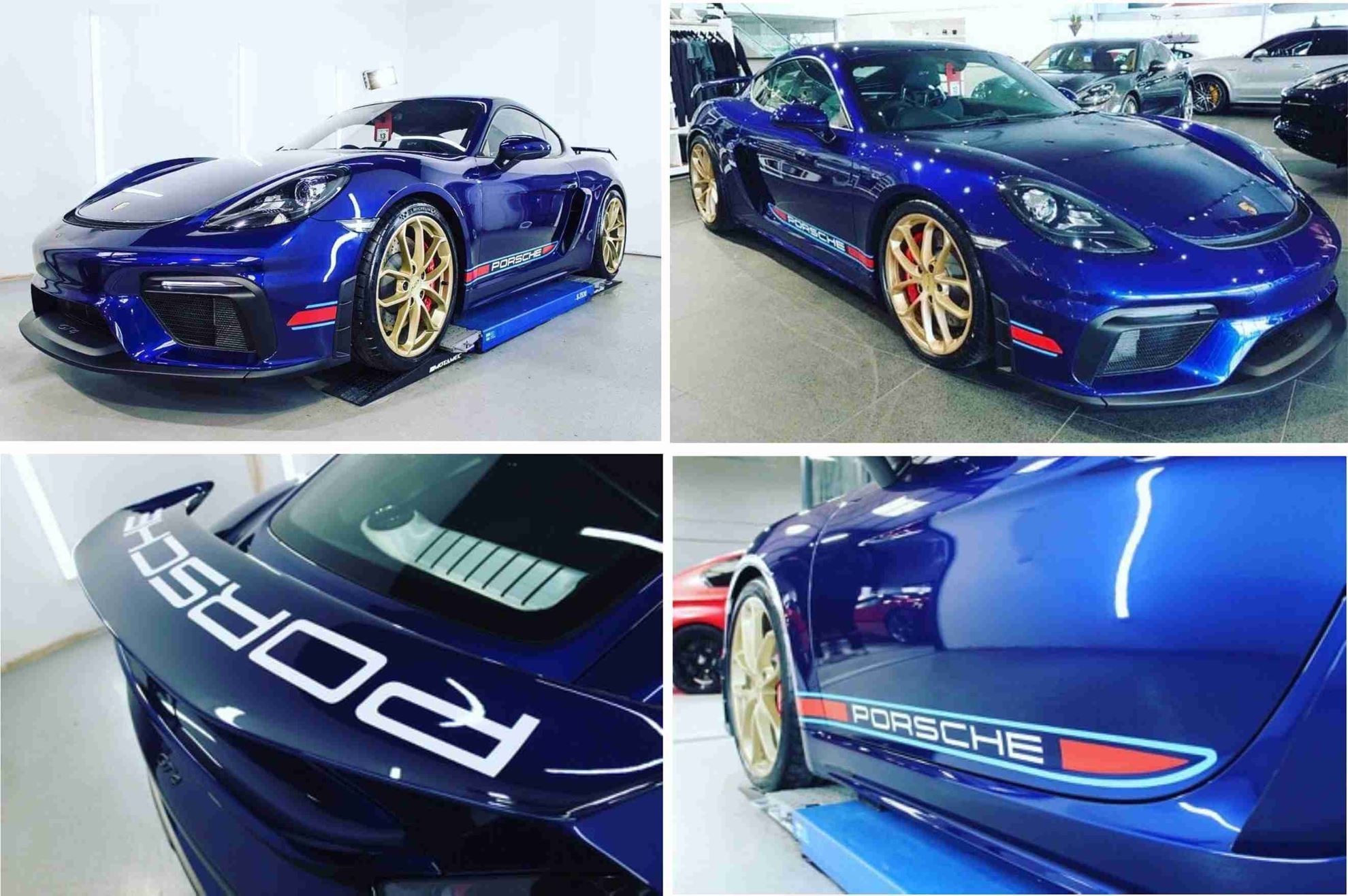 Zen Graphics - 718 / 982 Cayman - Boxster side Stripes Martini Colours ...