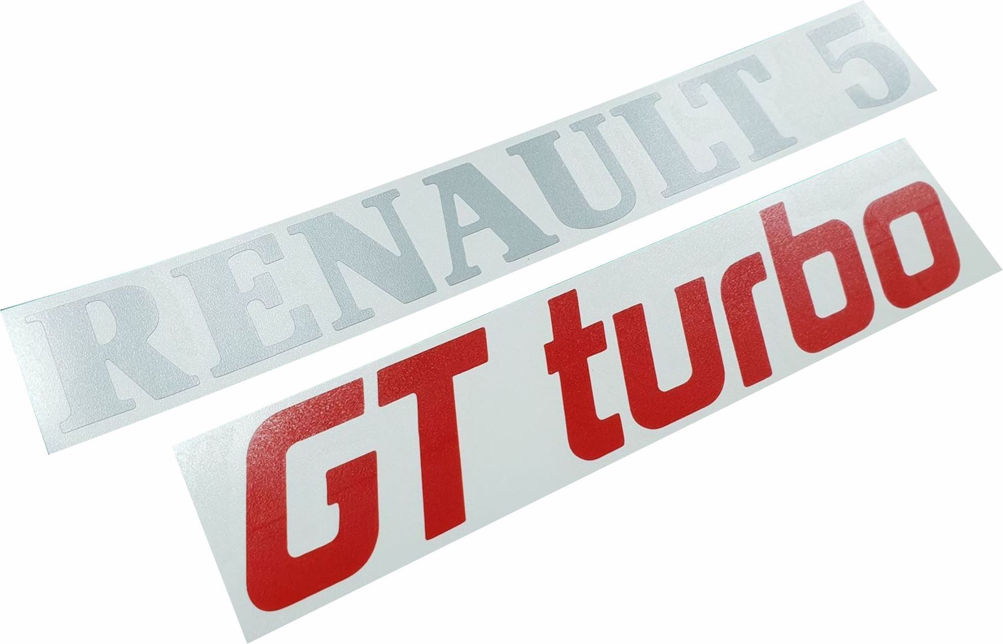 Zen Graphics - Renault 5 GT Turbo Phase 2 rear Badge restoration ...