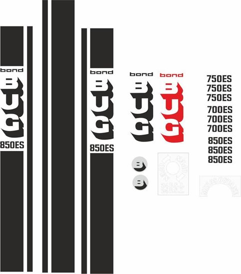 Zen Graphics - Reliant Bond Bug full set replacement Decals / Stickers