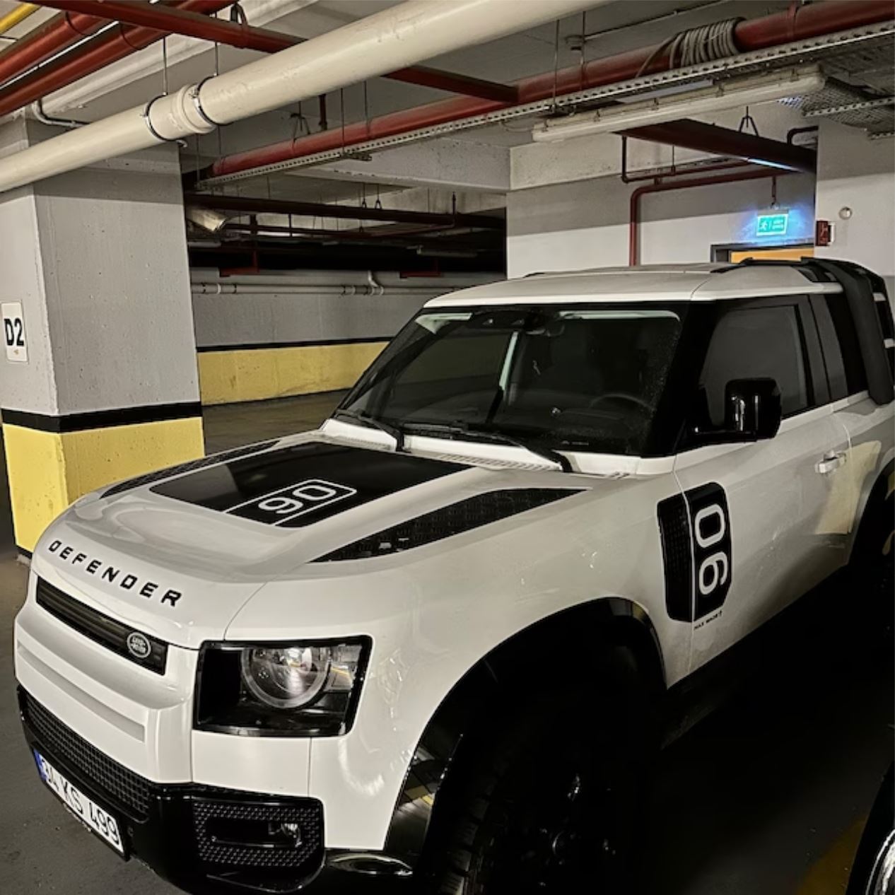 Zen Graphics - 2020 Defender 90 Bonnet Decal EXACT FACTORY FIT