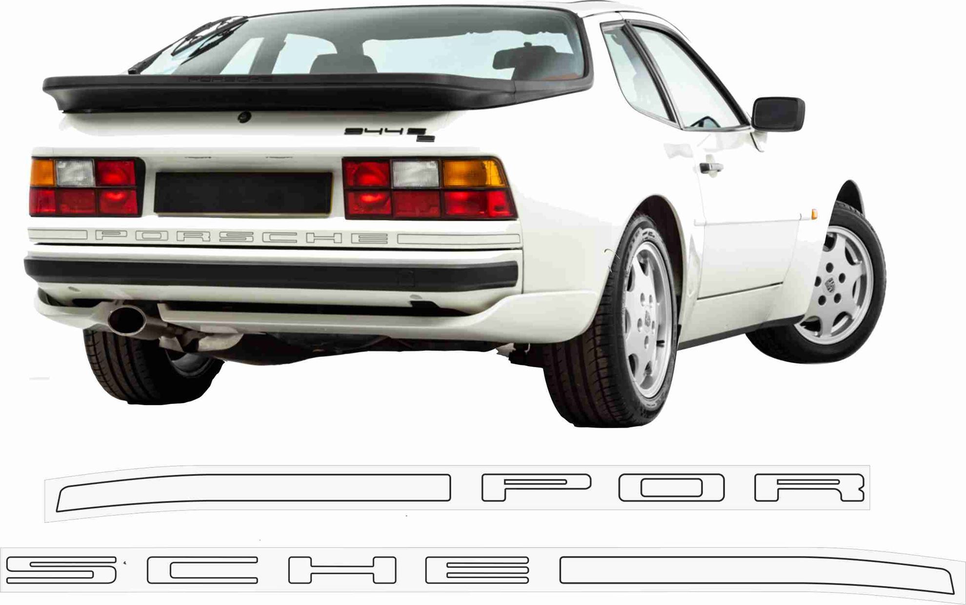 Zen Graphics - 944 / 924 Turbo replacement rear Decal