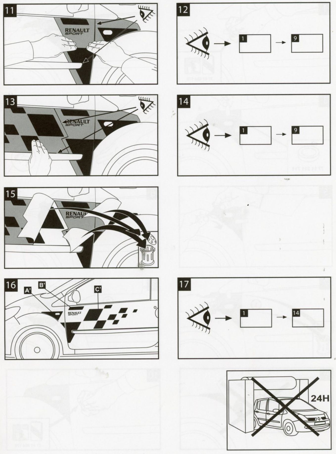 Zen Graphics - Renault MK2 Twingo RS 133 side Decals