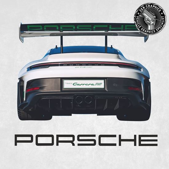 Zen Graphics - 992 GT3 RS Weissach rear Wing Decal