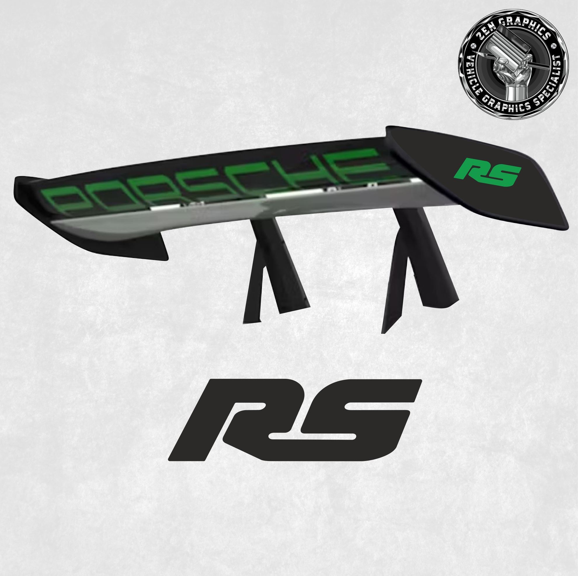 Zen Graphics - 992 GT3 RS Weissach side Wing Decals