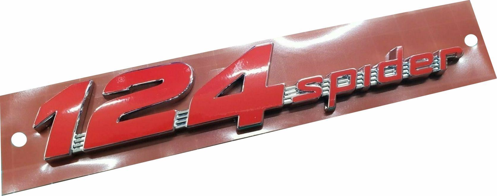 Zen Graphics - Fiat 124 Spider Badge Vinyl overlay Decal / Sticker