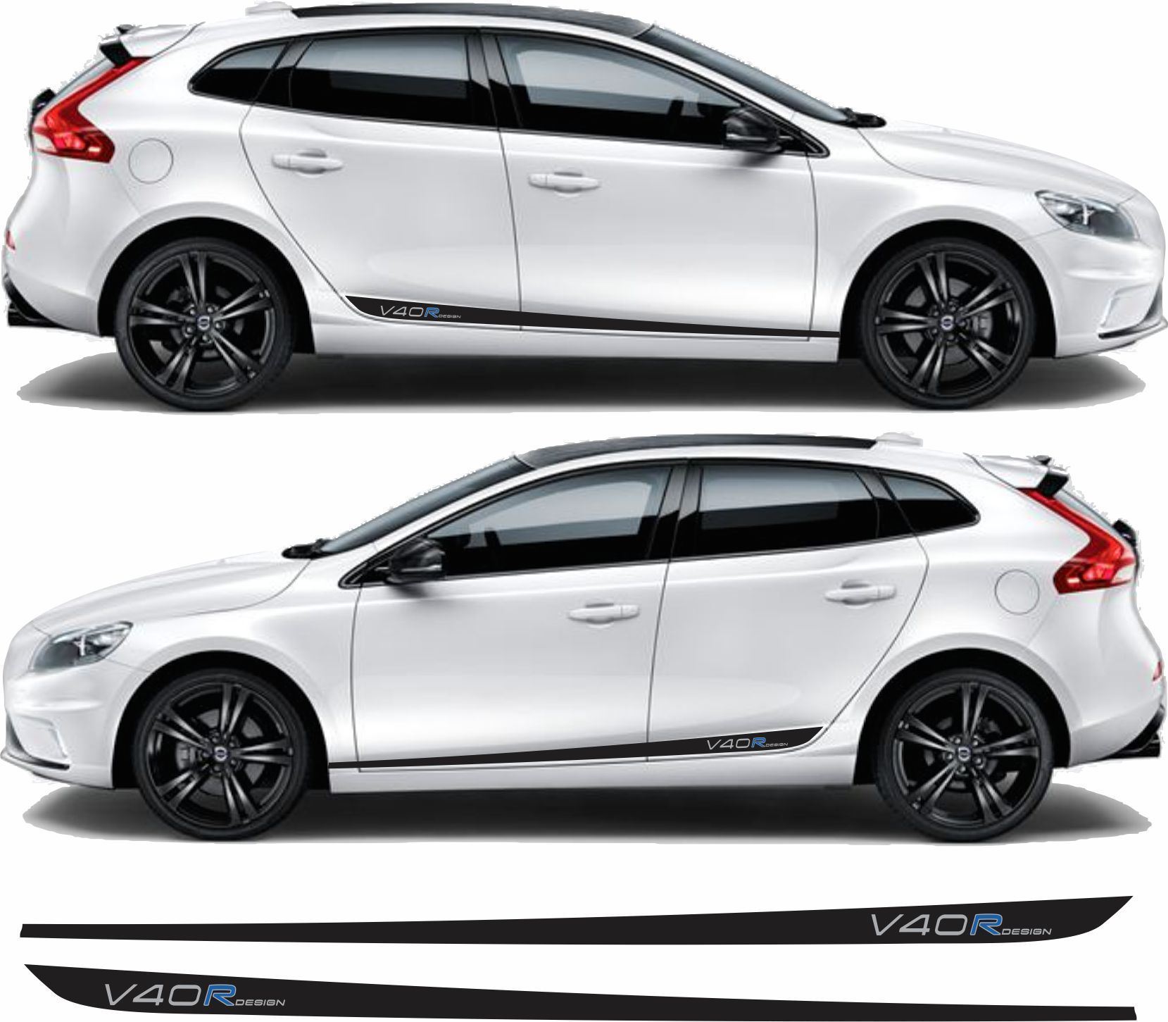 Zen Graphics - Volvo V40 R Design Stripes