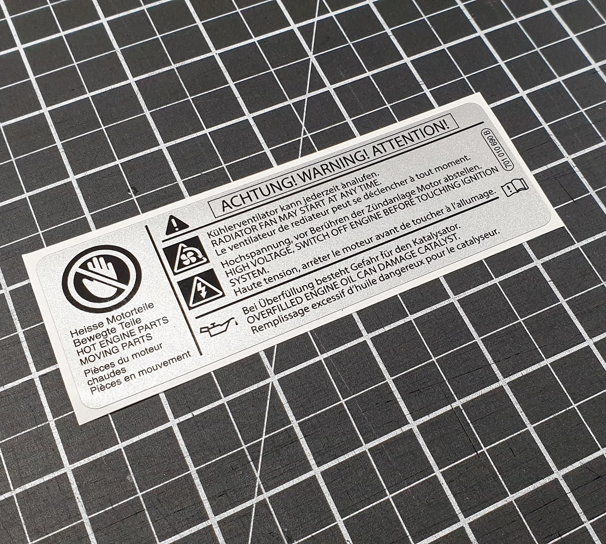 Zen Graphics - VAG Overfilled Engine Oil Can Damage Catalyst ...