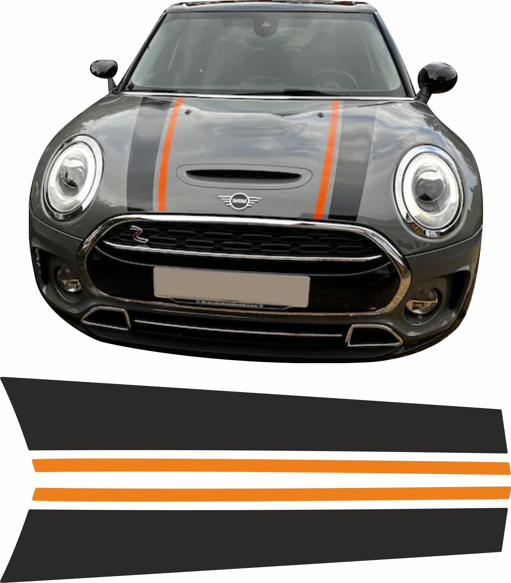 Zen Graphics - Mini F54 Clubman Cooper S / JCW All4 Bonnet Stripes ...