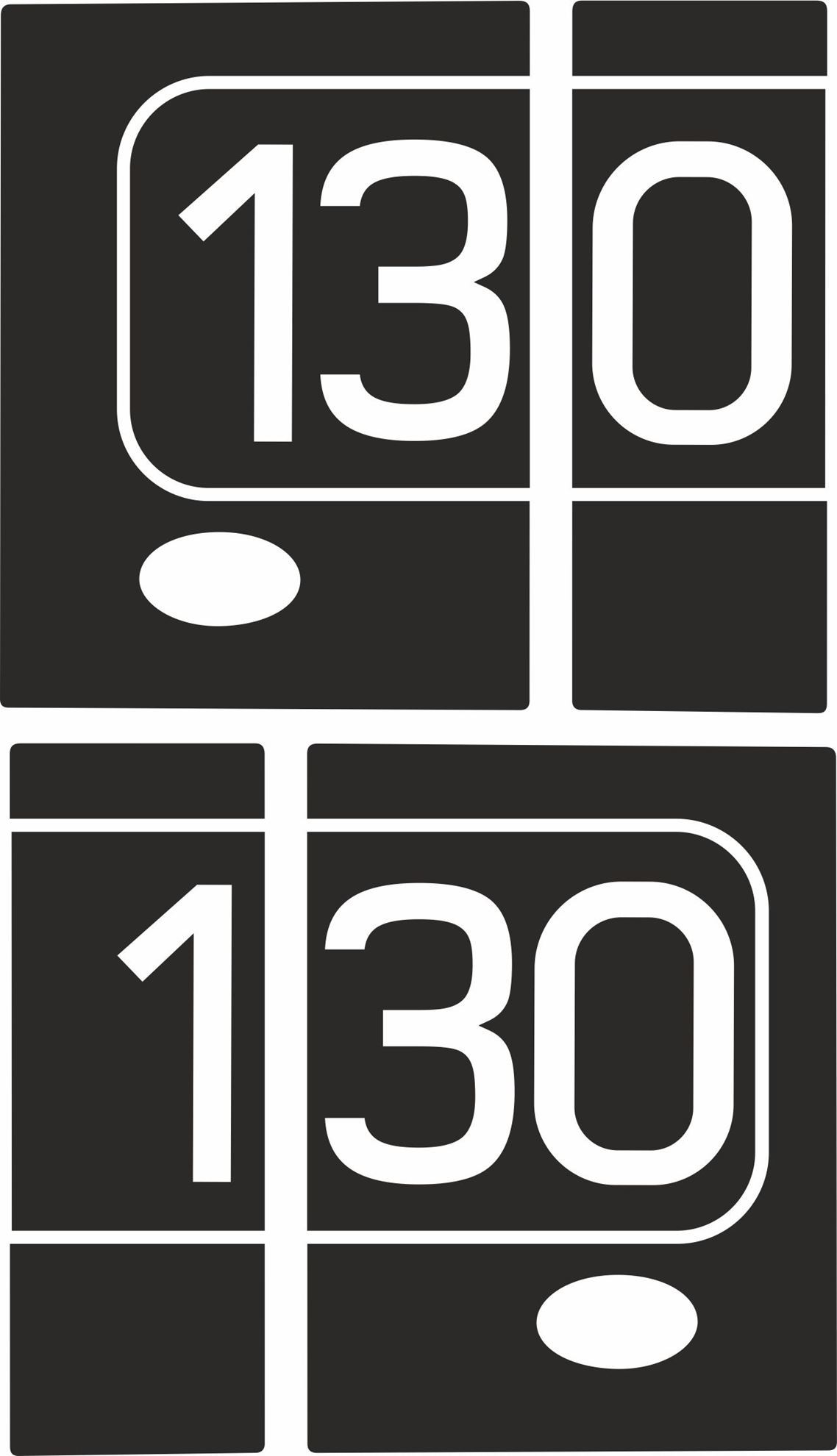 Zen Graphics - 2020 Defender 130 side panel Stickers / Decals