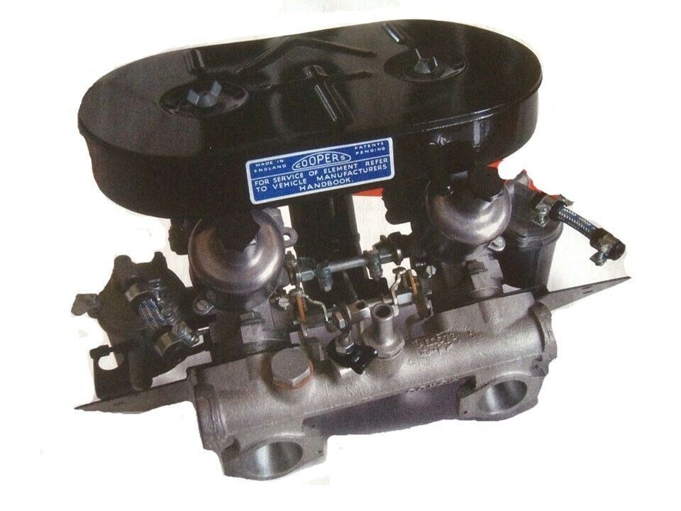 Zen Graphics - Mini Cooper / Cooper S Twin Carb Air Filter Decal / Sticker